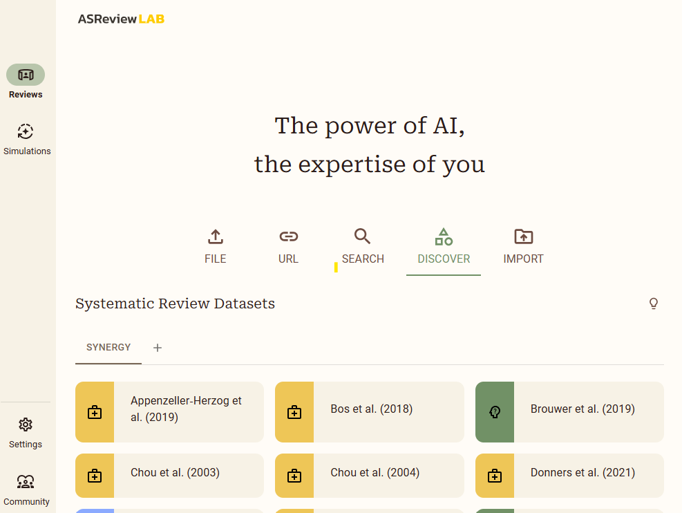 ASReview LAB: guía práctica para revisiones sistemáticas con IA